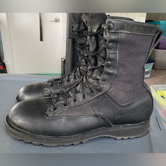 Shoes | Belleville 79 Combat Boots 105 W Black Leather Gore Tex ...